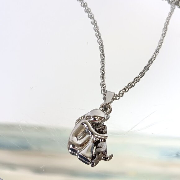 Jewelry | Hug With Dog Pendant Necklace French Simple Style Pendant ...